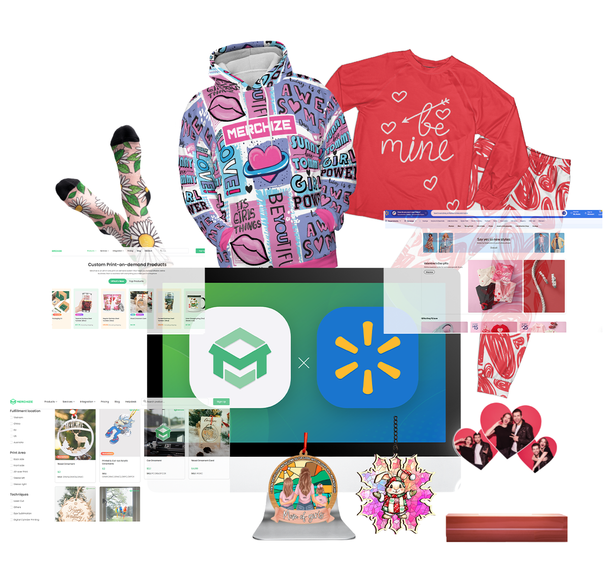 Walmart Landing Page - Print on Demand & Fulfillment Service