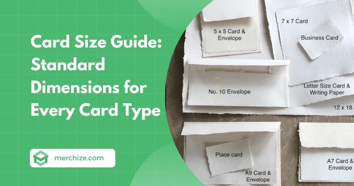 Card Size Guide (Greeting, Thank You, Small, Welcome, Event Card)
